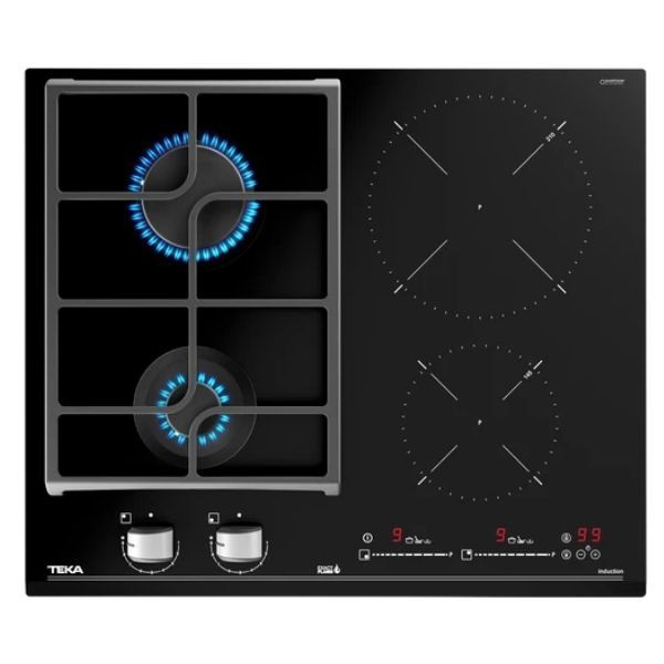 TEKA Gas on glass + Induction hob with Direct Functions and 4 cooking ...