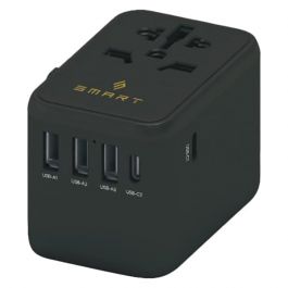 Smart Premium International Travel Adapter Black | Eros